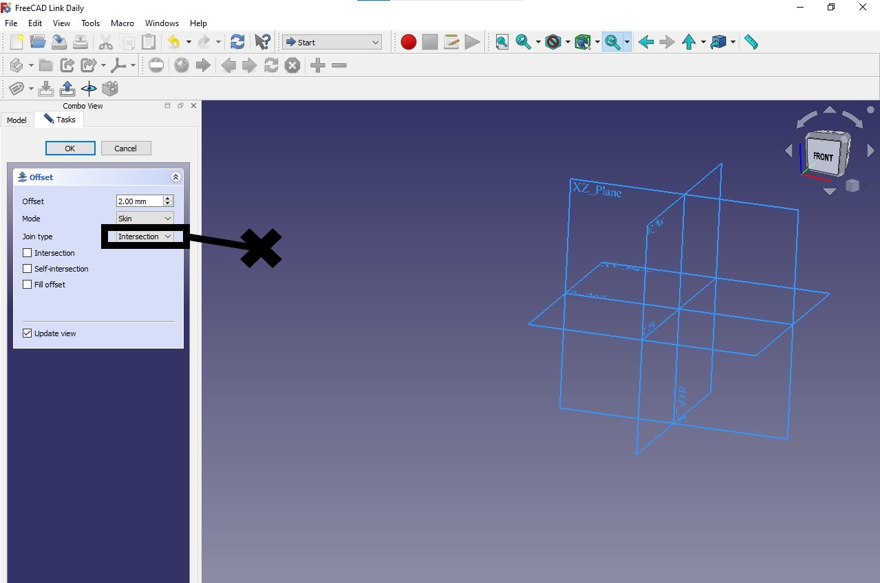 Offset command intersection option is not working properly · Issue #1005 · realthunder/FreeCAD ...