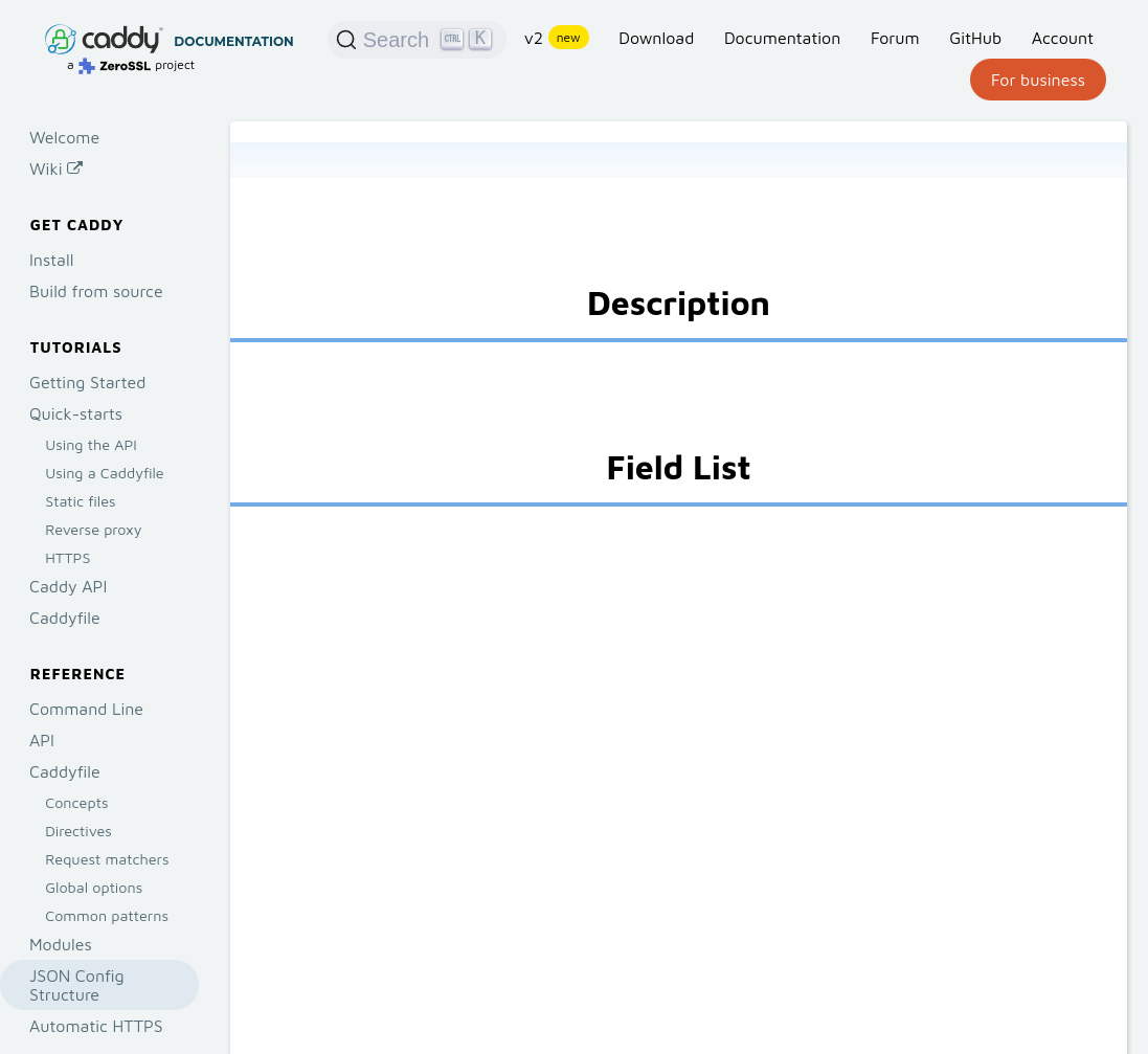 docs/json/apps/http/ not rendering content · Issue #318 · caddyserver/website · GitHub