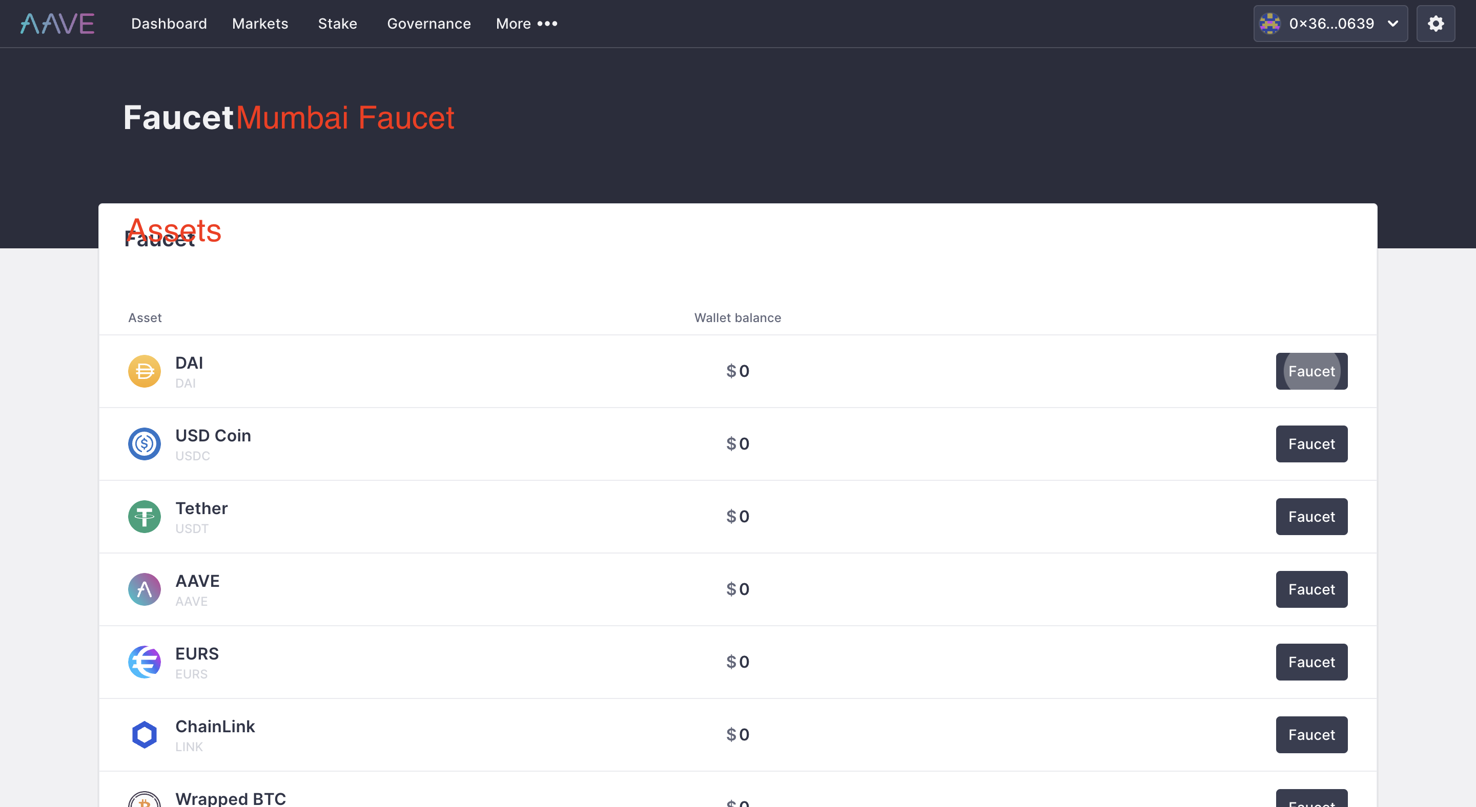 Change Faucet page title to '{Market or Network name} Faucet' · Issue #372 · aave/interface · GitHub