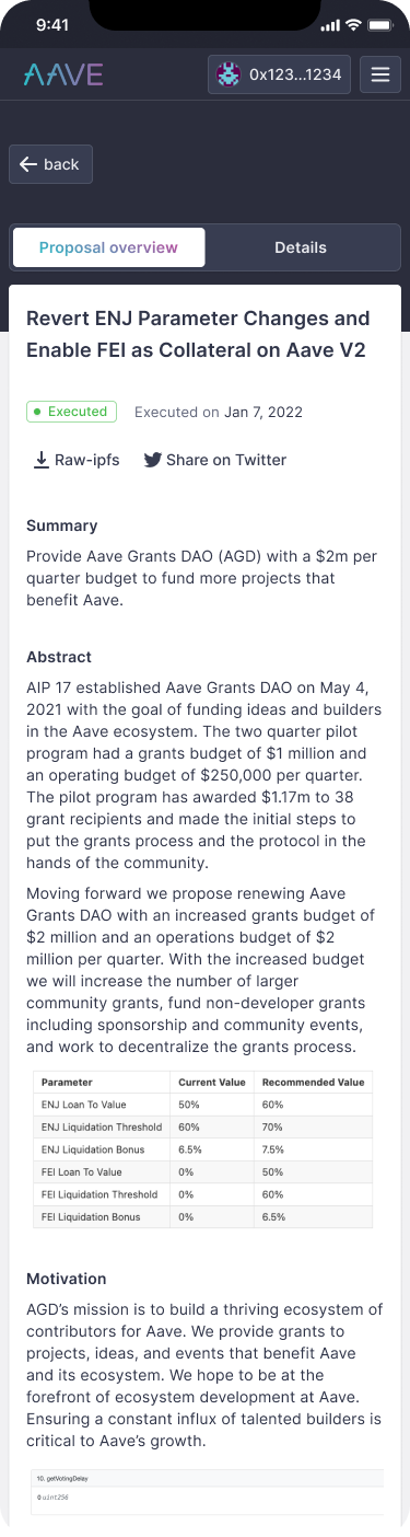 Governance page missing remaining time · Issue #588 · aave/interface · GitHub