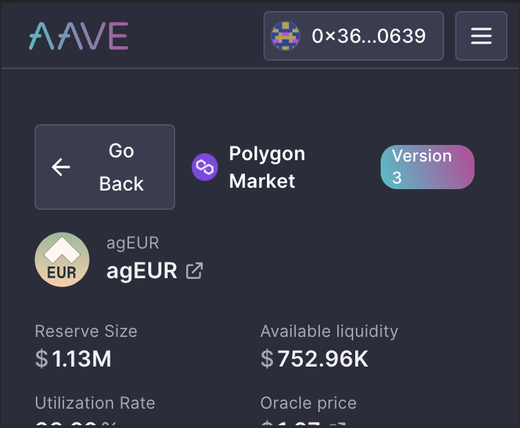mobile small resolution UI glitches · Issue #703 · aave/interface · GitHub