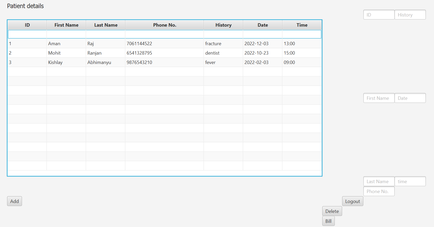 GitHub - AmanRaj08/Hospital-registration: Project made by javafx and ...