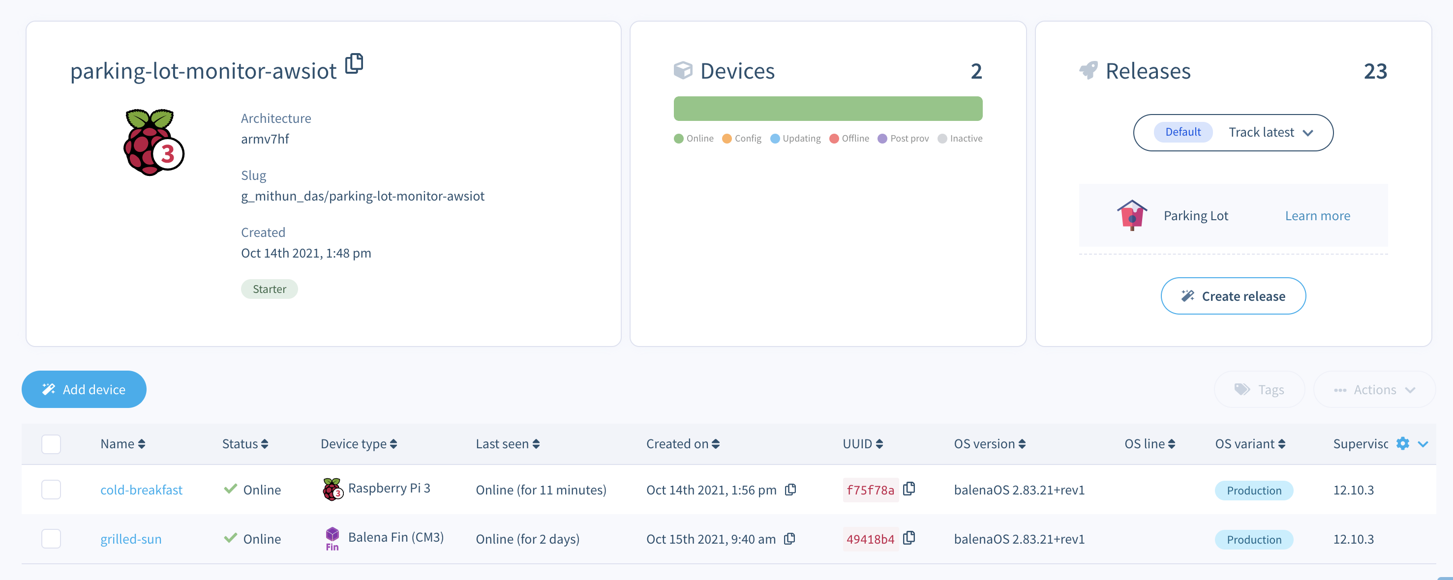 GitHub - just4give/parking-lot-monitor-awsiot: Scale your parking lot monitoring system or any ...