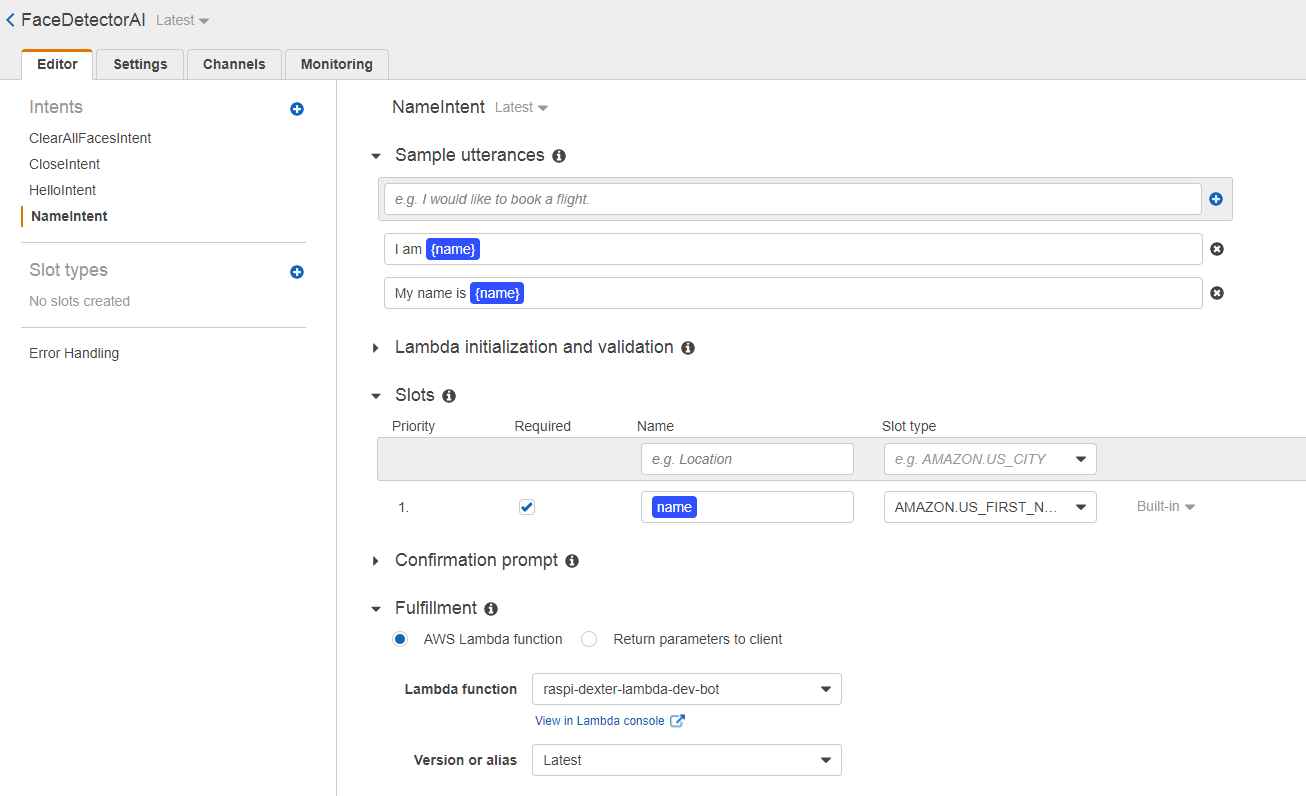 Issue getting lambda function to work · Issue #2 · just4give/raspi-dexter-lambda · GitHub