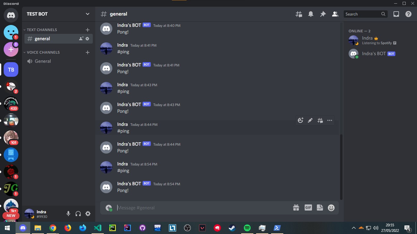 GitHub - KZdra/DiscordBot: Only reply PONG!