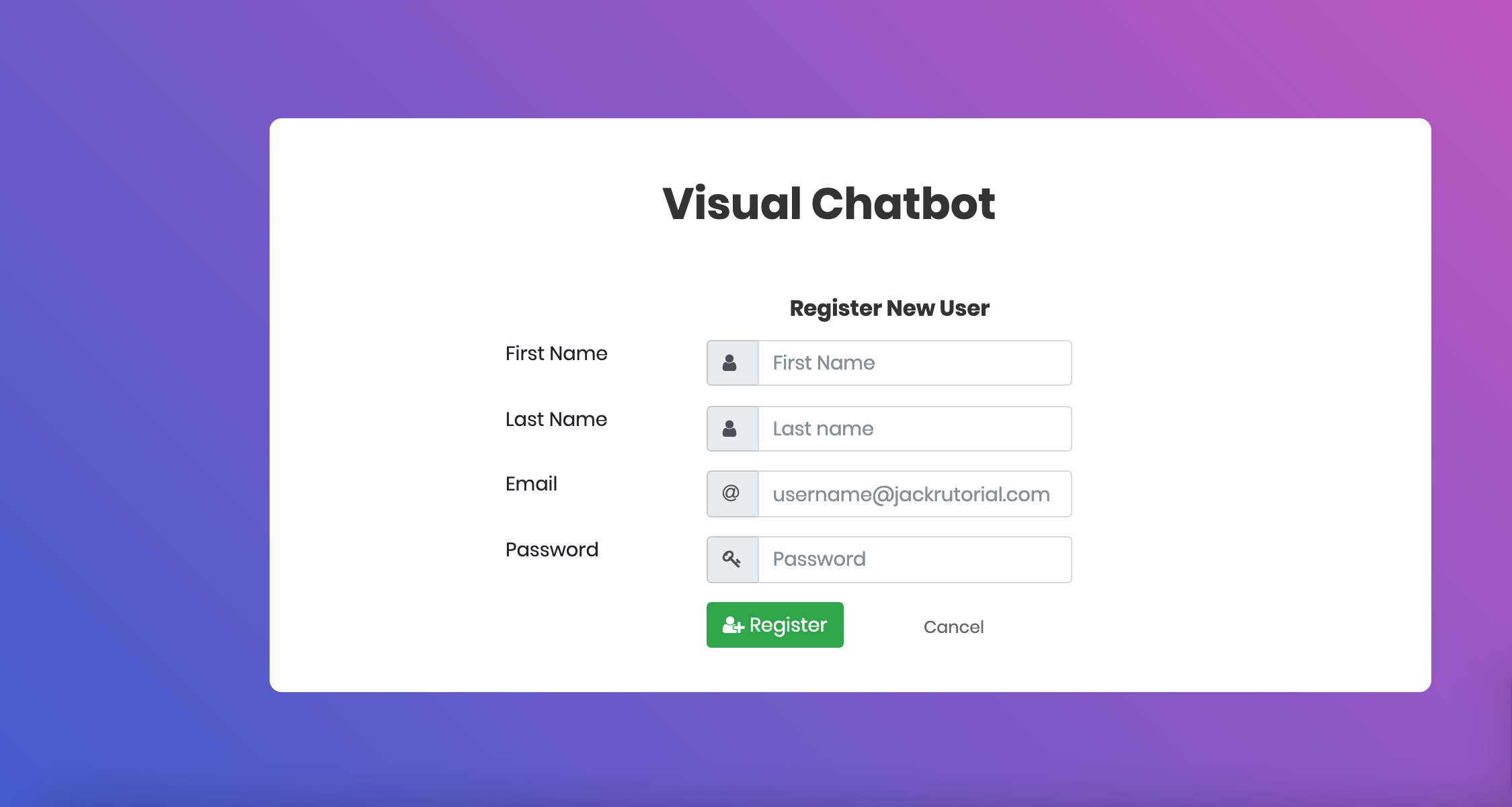 GitHub - Roggam/Visual-ChatBot: MY PASSION PROJECT ON VISUAL CHATBOT