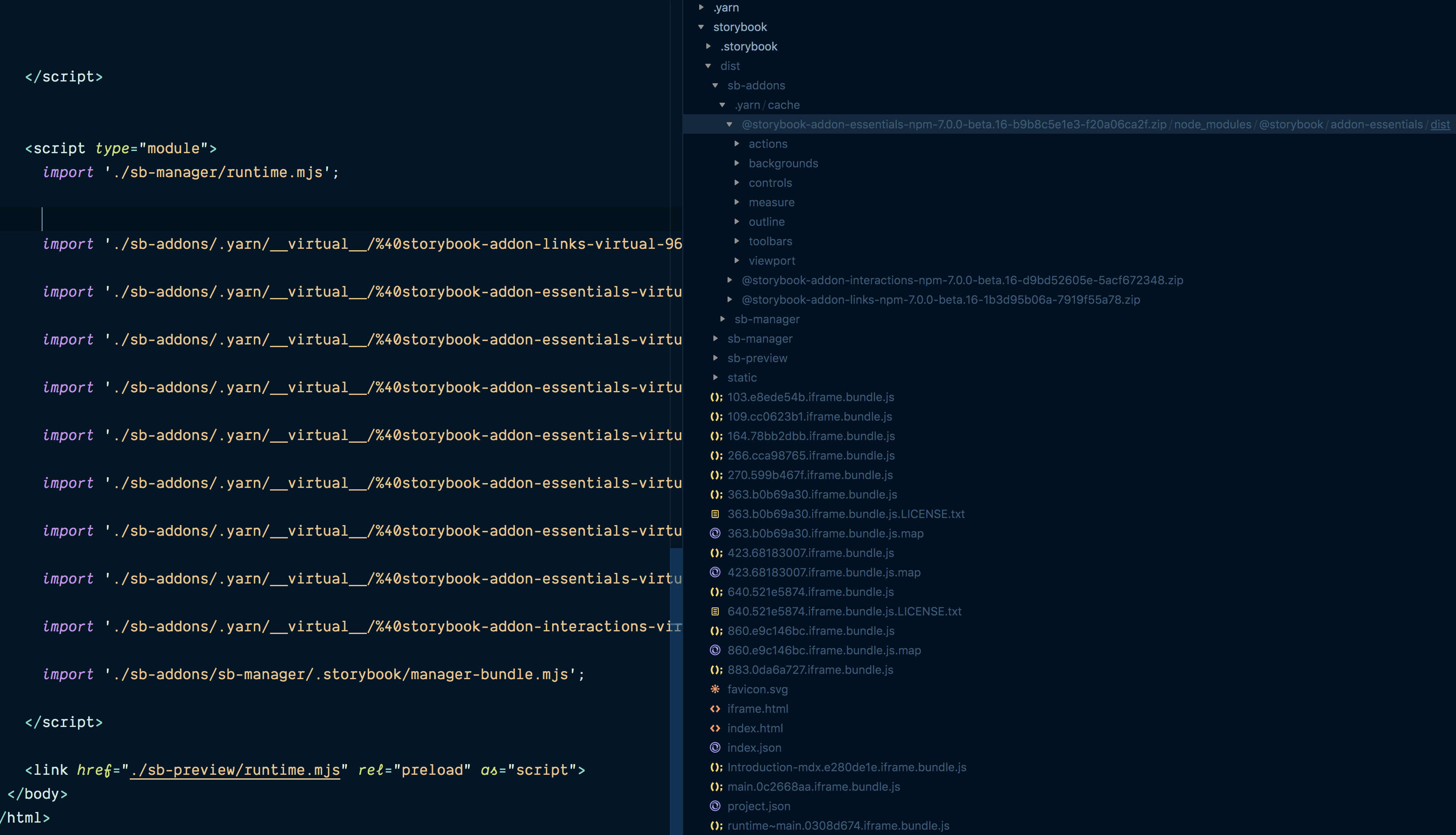 Bug V700 Beta16 Broken Production Build When `managerjs` Added · Issue 20427 