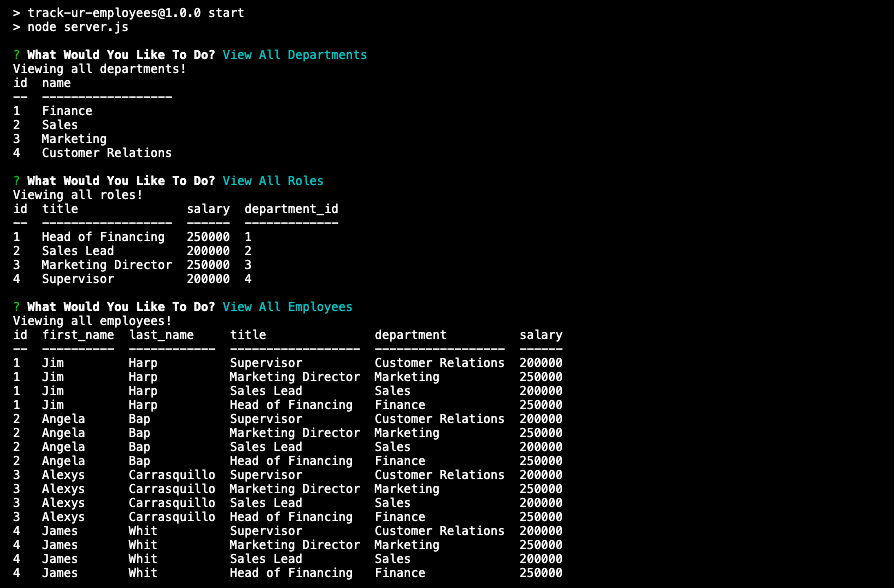 Github Alexysca Track Ur Employees