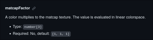 Conflicting "matcapFactor" default values in README · Issue #451 · vrm-c/vrm-specification · GitHub