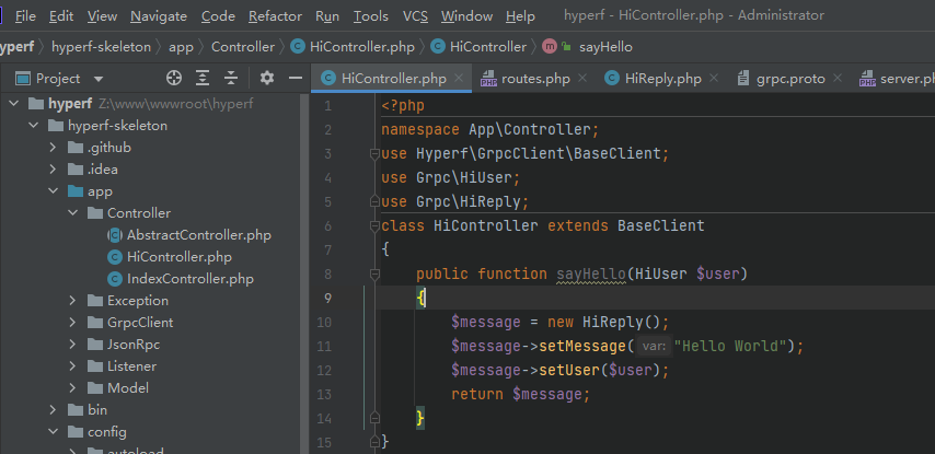 [BUG] grpc示例请求不通Internal error（Received RST_STREAM with code 2 triggered by internal client ...