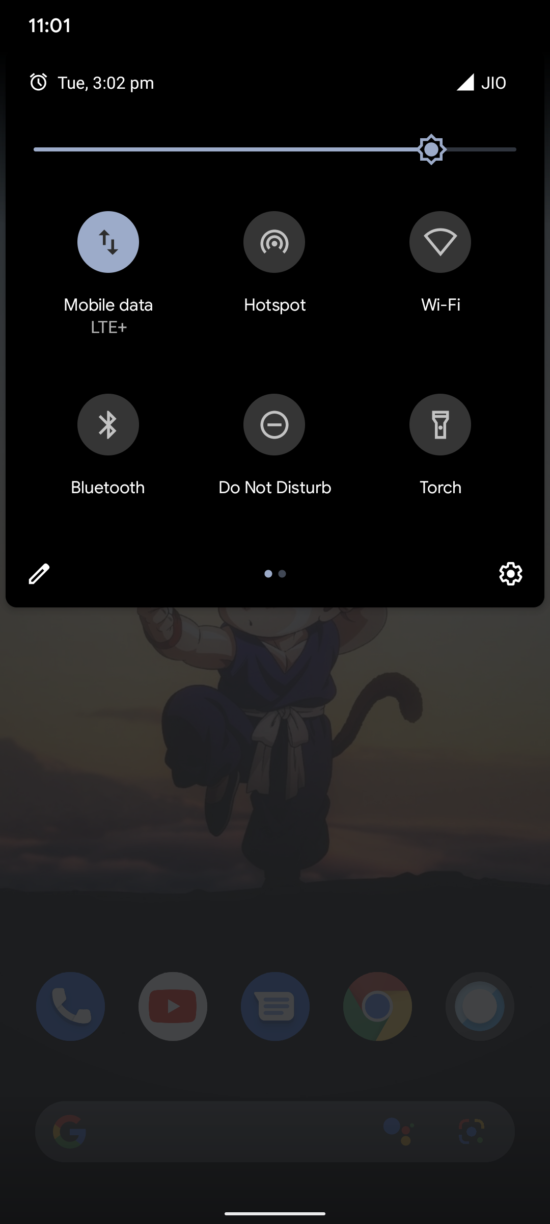 There is false alarm notification in quick setting toggle, lock screen, status bar, and always ...