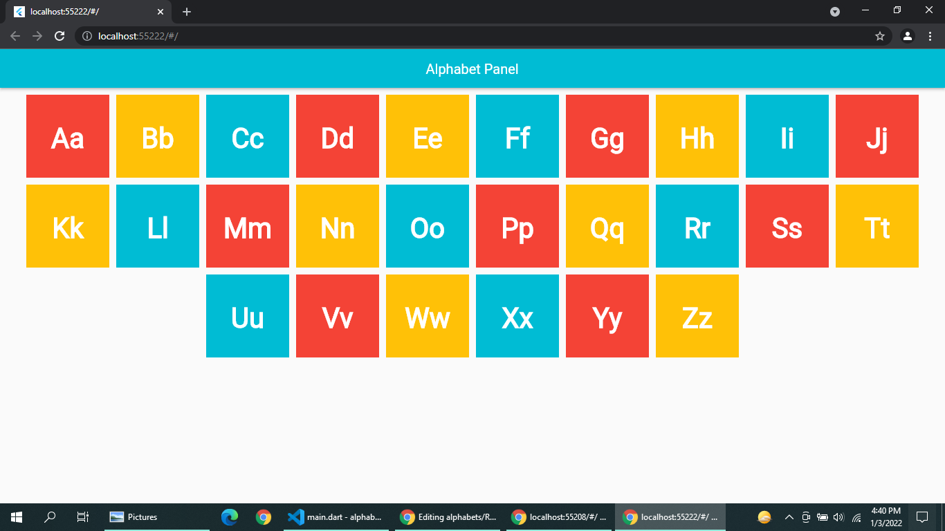 GitHub - MRA963/alphabets