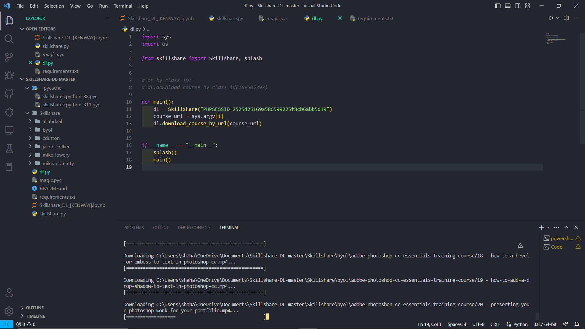 I will Download Any Course From Skillshare For Free or $1/M · Issue #40 · calvinhobbes23 ...