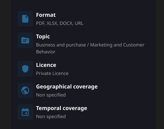 Feat : Resource Detail - General metadata · Issue #69 · okp4/dataverse-portal · GitHub