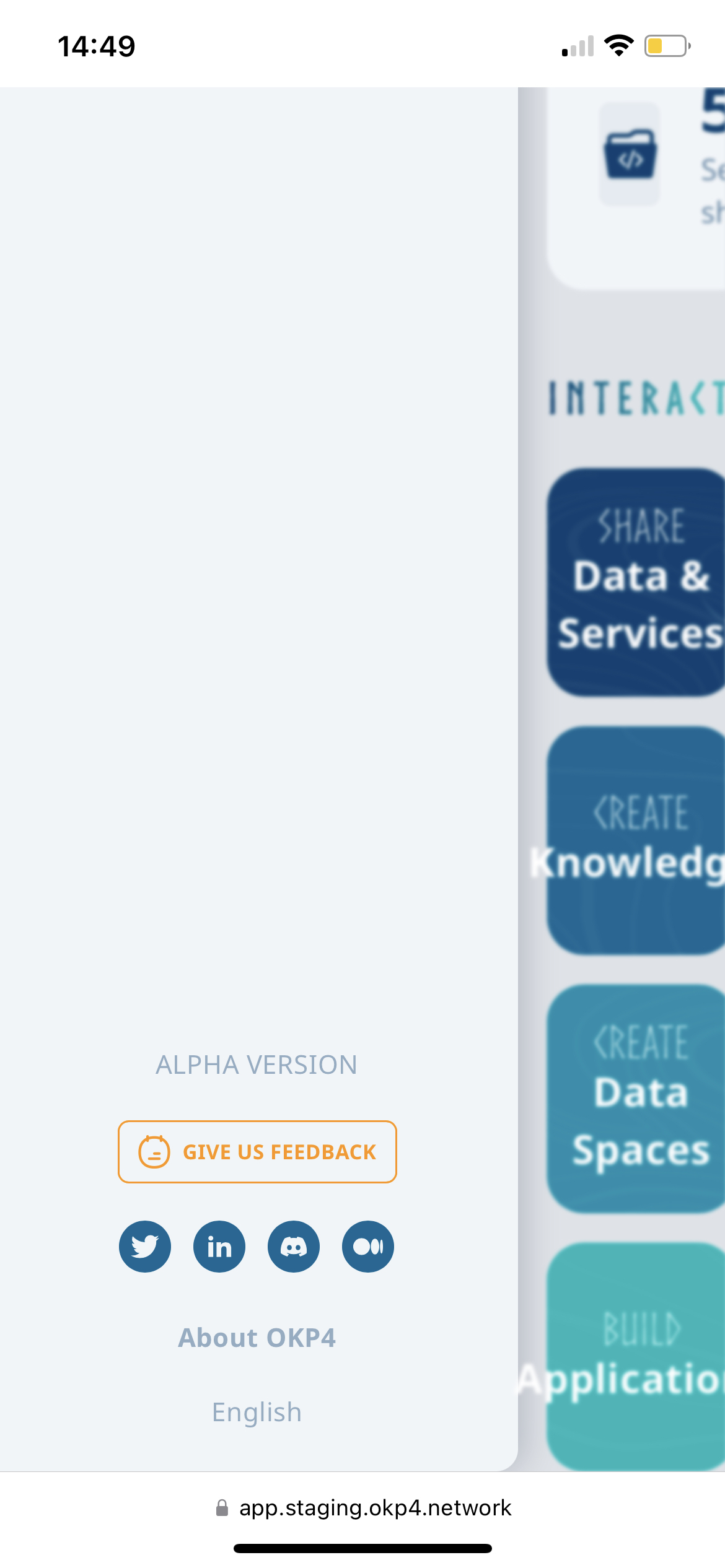 Feature: Action cards home page · Issue #82 · okp4/dataverse-portal · GitHub