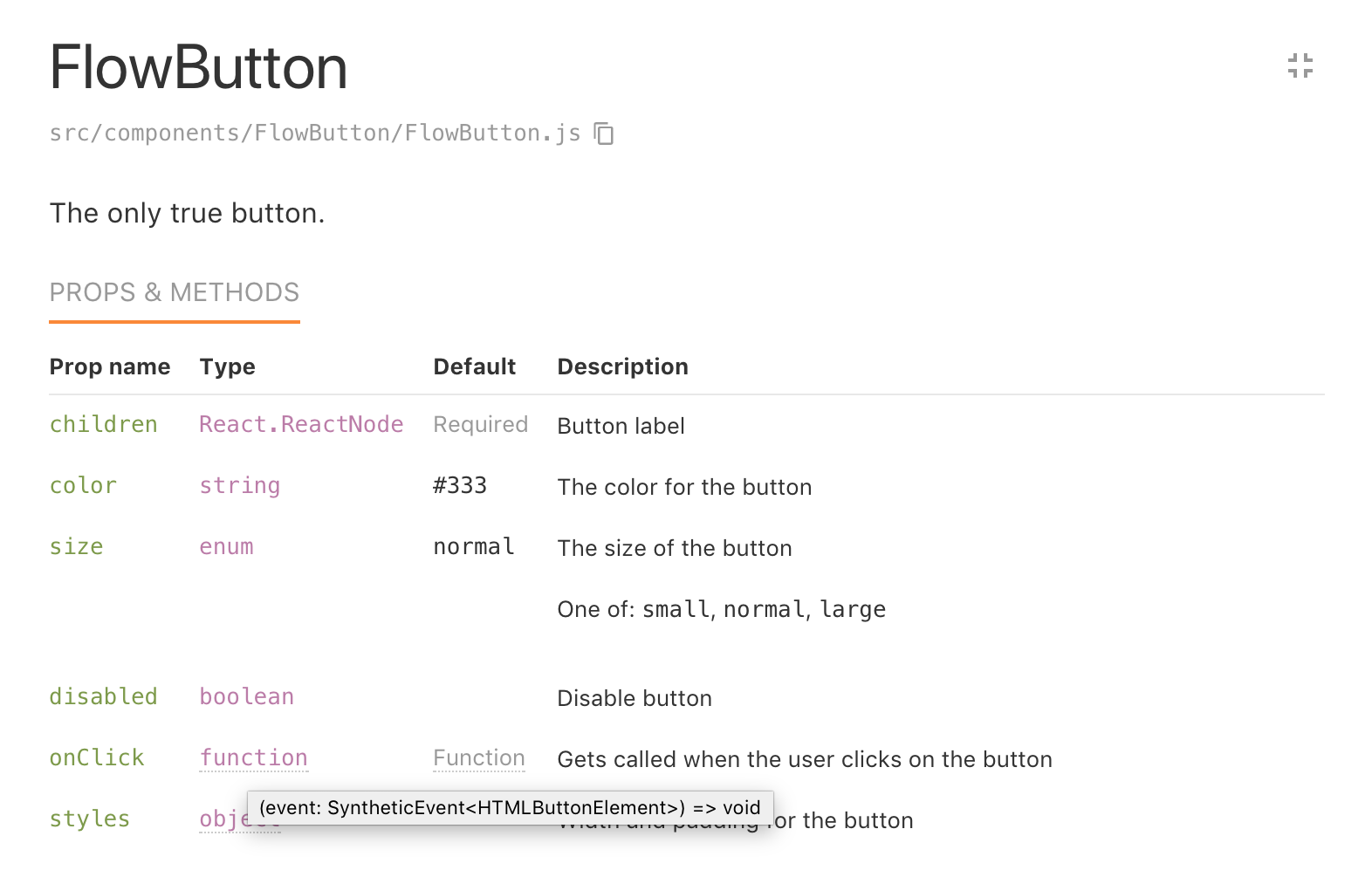 Improve Flowtype Support · Issue 780 · Styleguidist React Styleguidist · Github