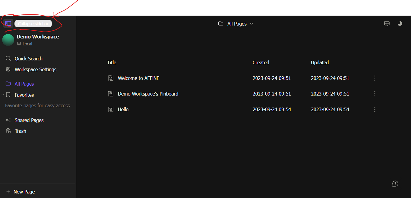 Bug Demo Workspace Ui Hovering Issue · Issue 4486 · Toeverythingaffine · Github 