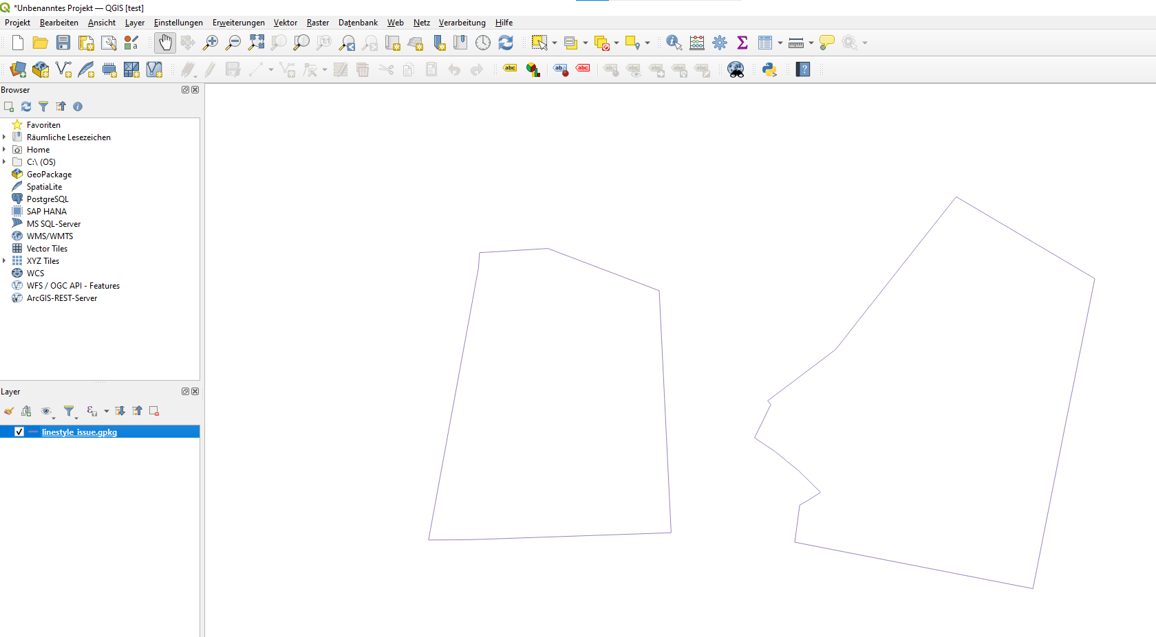 double line style and acute angle or short line length · Issue #55050 ...