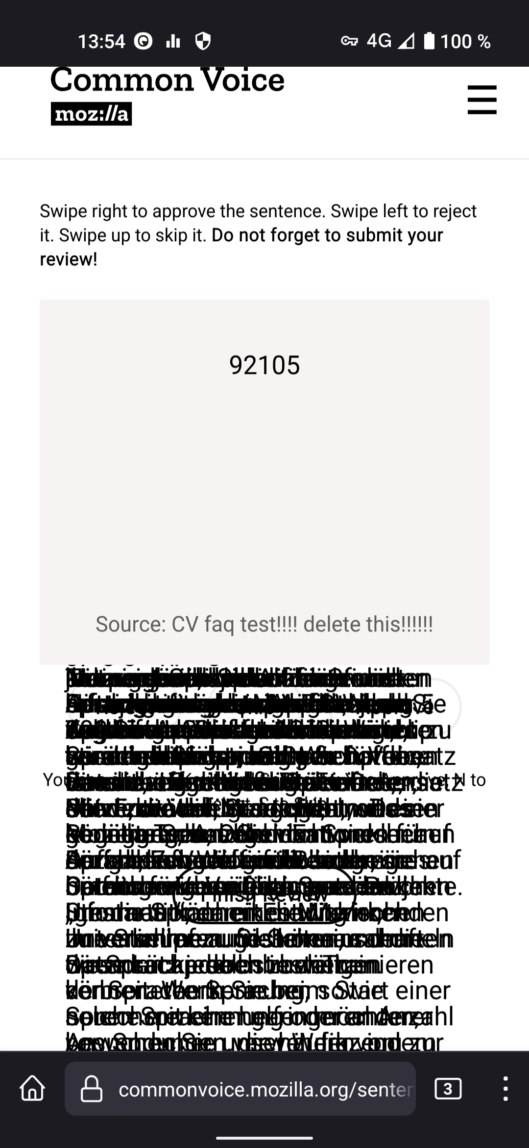 Review Before Submission Of Too Long Sentences Results In Unresponsive 