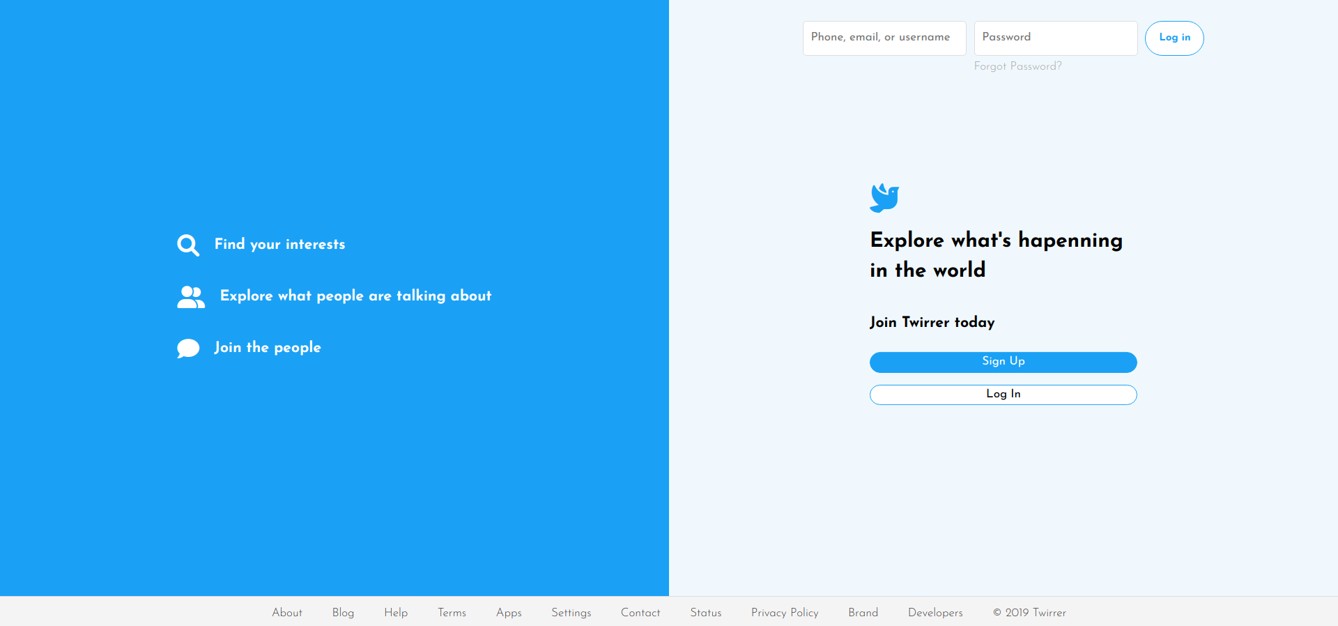GitHub - SamuelFanawopo/TwitterClone: Created a fully responsive twitter clone (HTML, CSS ...