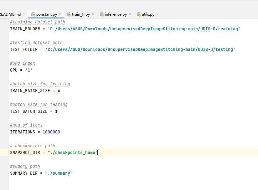 bug · Issue #5 · nie-lang/UnsupervisedDeepImageStitching · GitHub