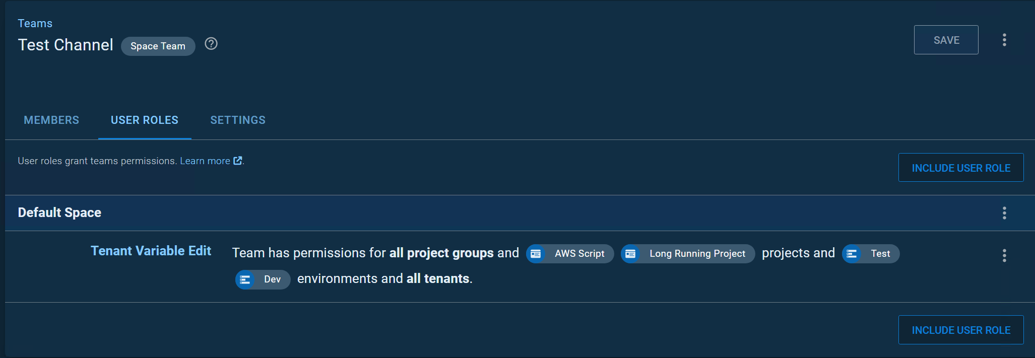 Users cannot edit any tenant project variables unless they have access to all environments and ...
