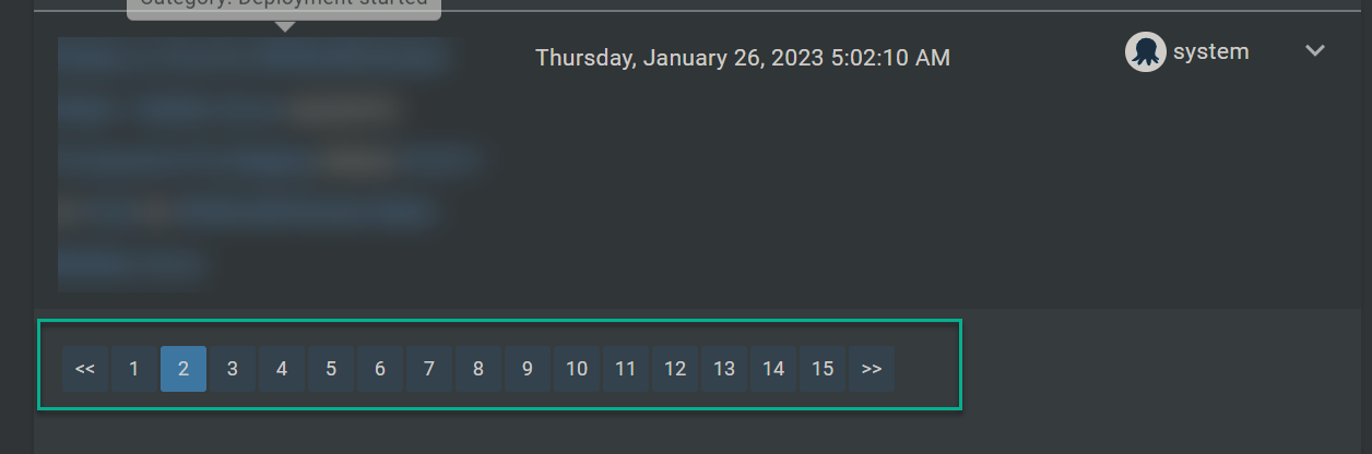 Specific Release page in a project (ie release 1.0.0) does not show the deployment tasks in the ...