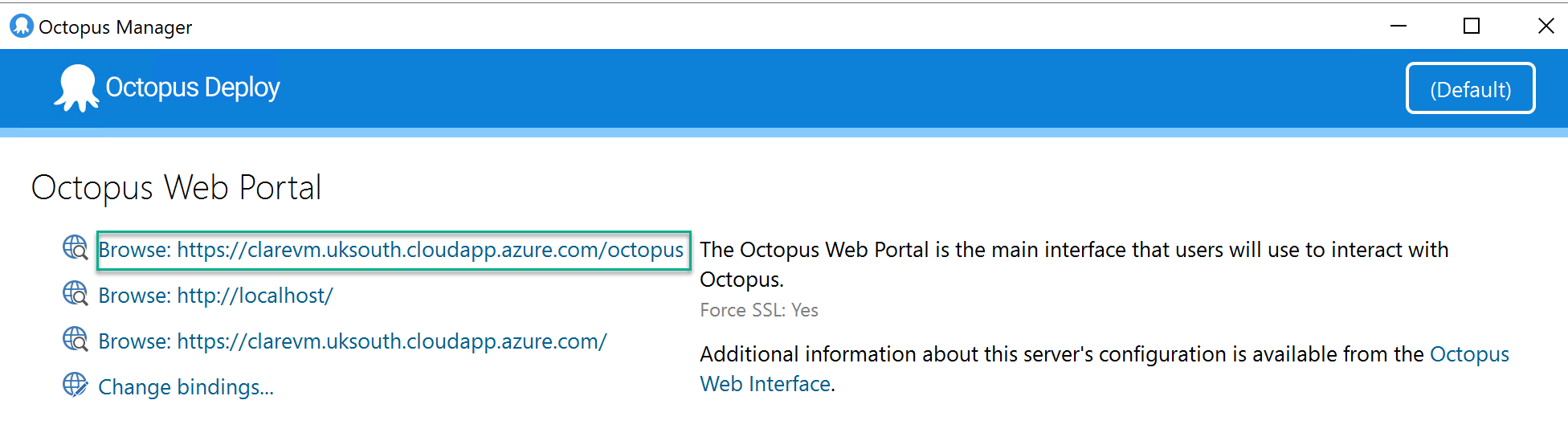 Azure AD integration using a client secret does not work with Octopus bindings using a Virtual ...