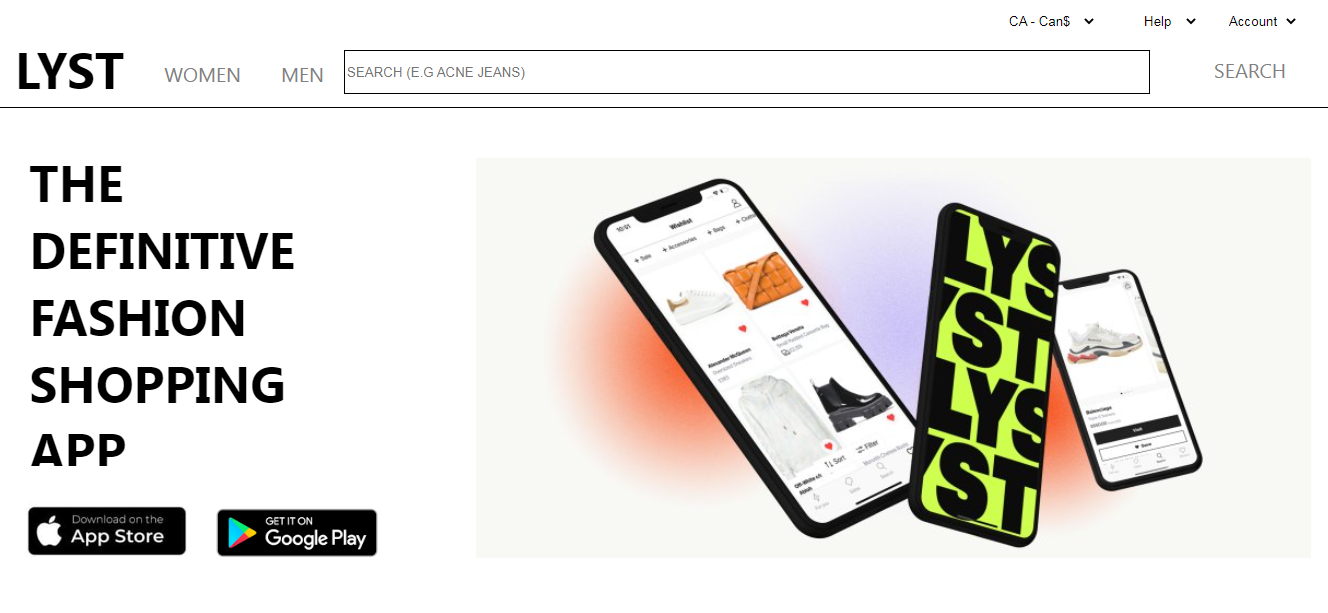 GitHub - ankesh1111/LYST_Clone_Project: Lyst is a fashion technology ...