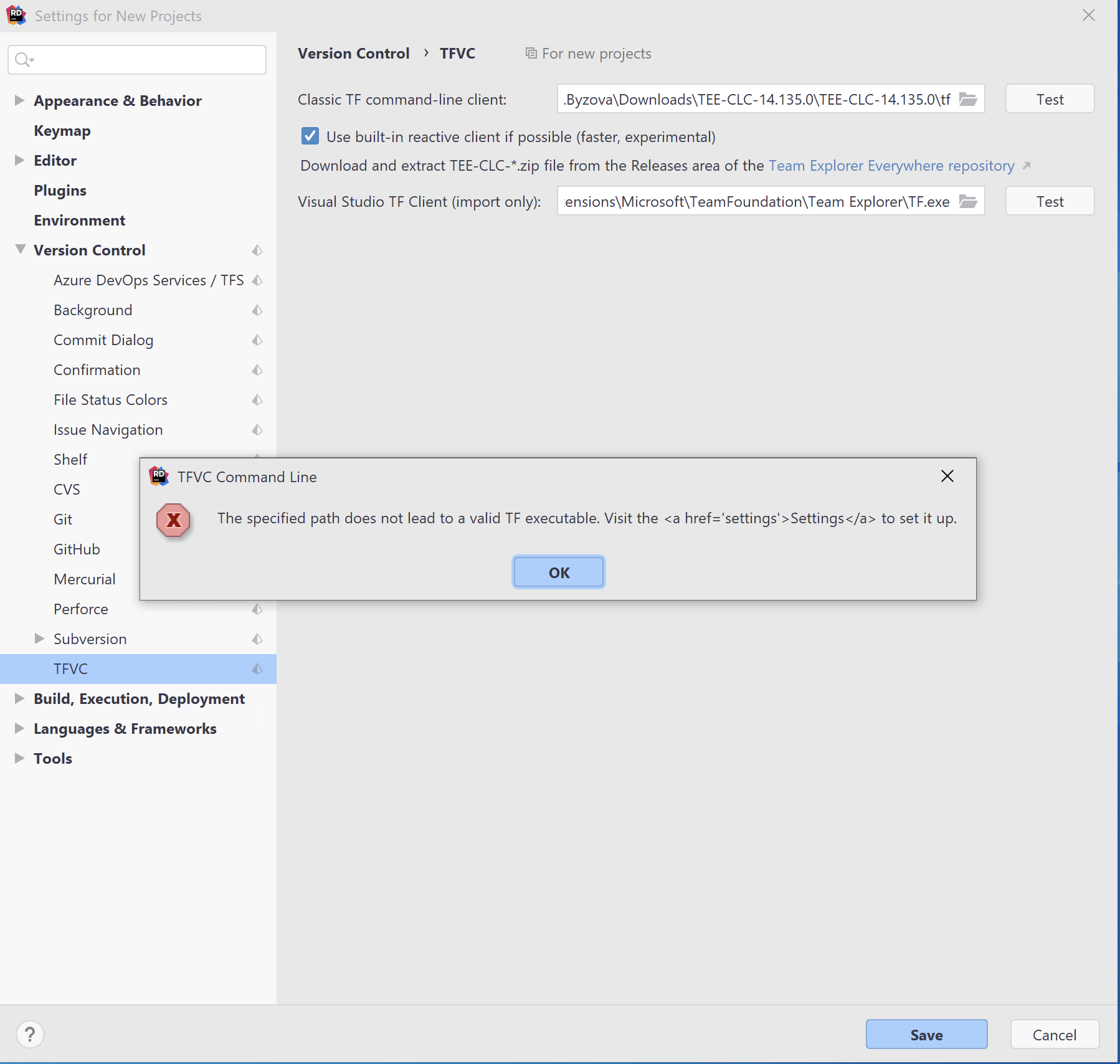 Html In Error Message In Settings · Issue 314 · Microsoftazure Devops Intellij · Github