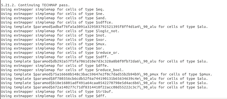 Openlane Flow Get Stuck At Yosys Part Continuing Techmap Pass · Issue 789 · The Openroad