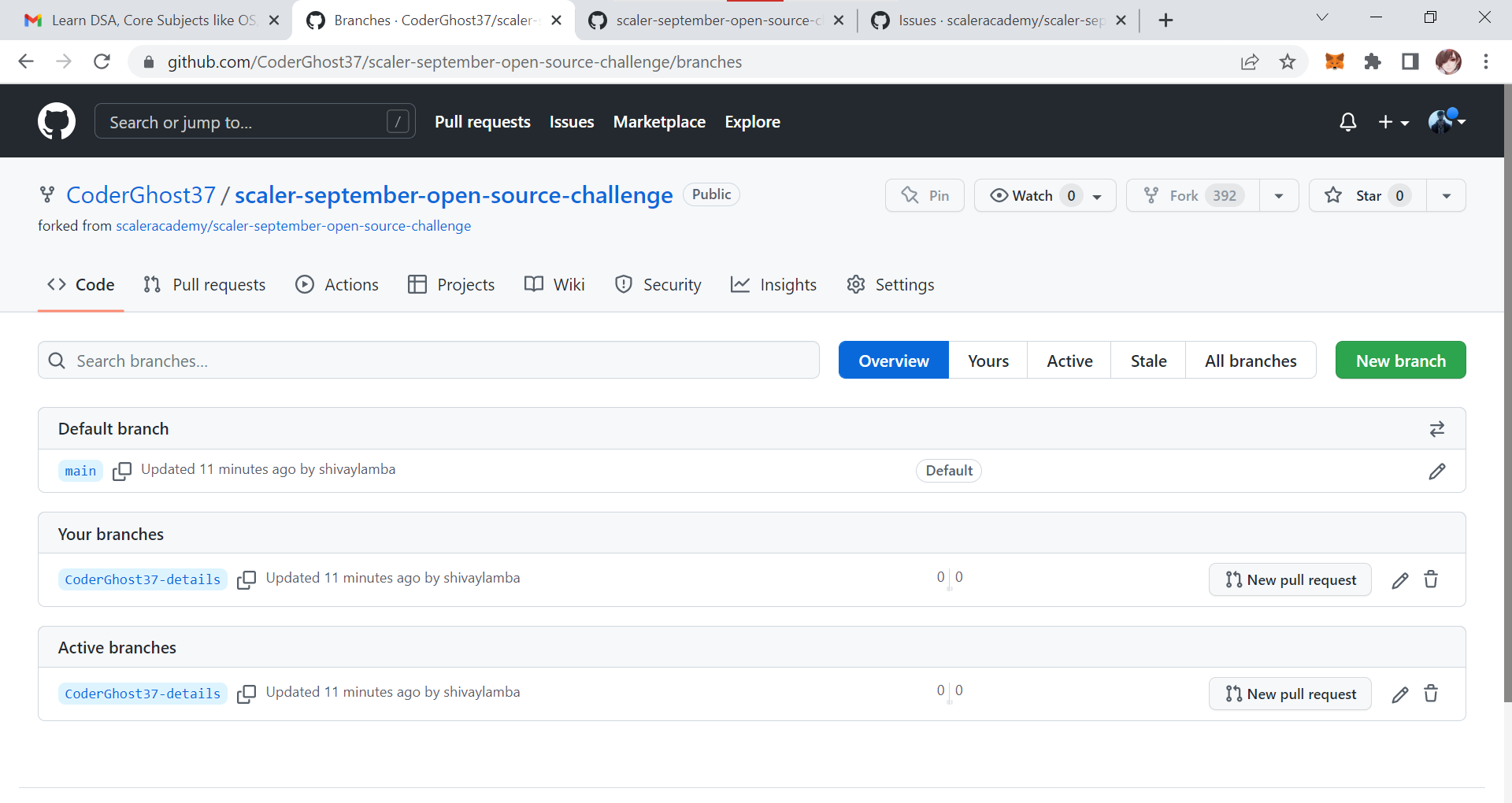 Challenge 1, 2, 3, 4 · Issue #476 · scaleracademy/scaler-september-open ...