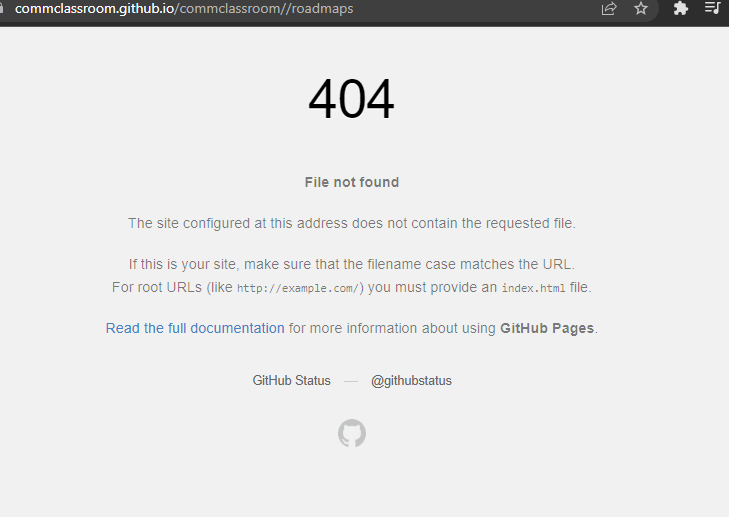 [Roadmaps down] · Issue #259 · WeMakeDevs/roadmaps · GitHub