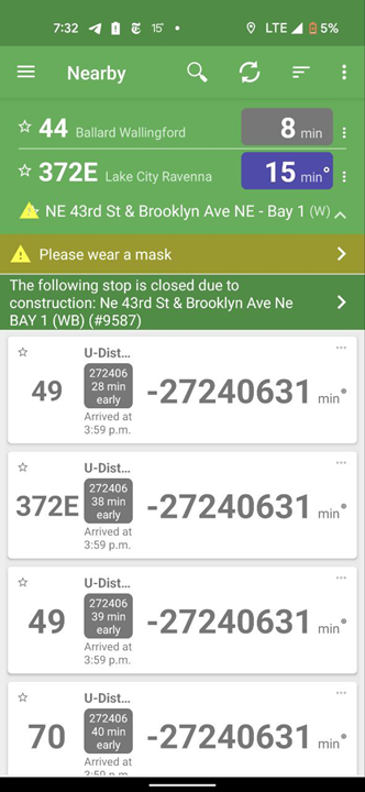 Improve error handling for bad server arrival and departure times · Issue #1083 · OneBusAway ...