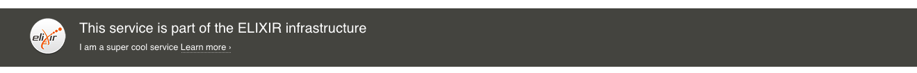 Component: ELIXIR banner · Issue #1572 · visual-framework/vf-core · GitHub