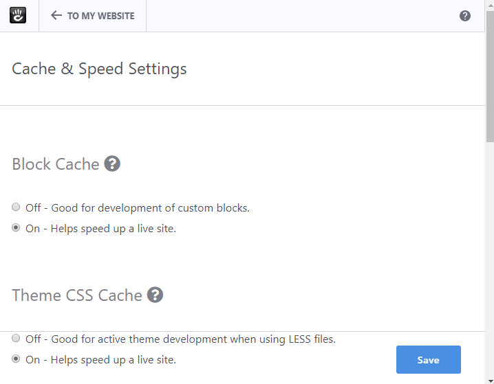 Clean up Dashboard > System and Settings > Optimization section · Issue #8564 · concretecms ...