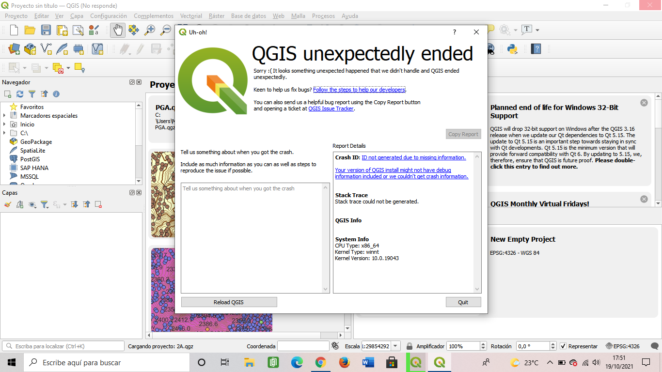 Qgis Crash On Start · Issue 45572 · Qgisqgis · Github