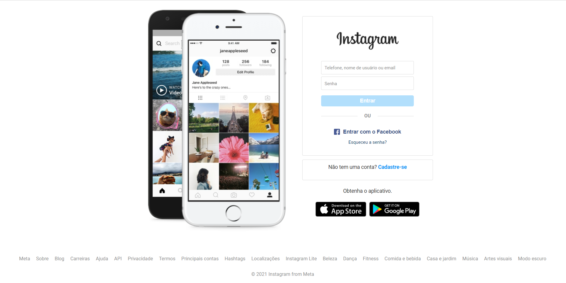 GitHub - RubensRG/instagram-clone: Clone da interface do instagram