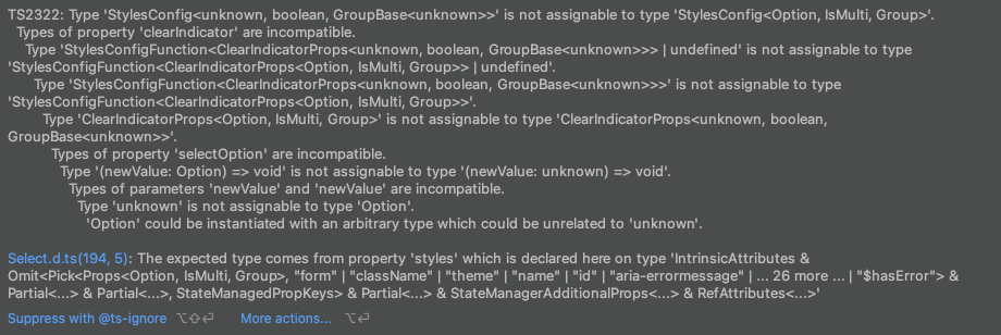 Custom Styles documentation example · Issue #3851 · JedWatson/react-select · GitHub