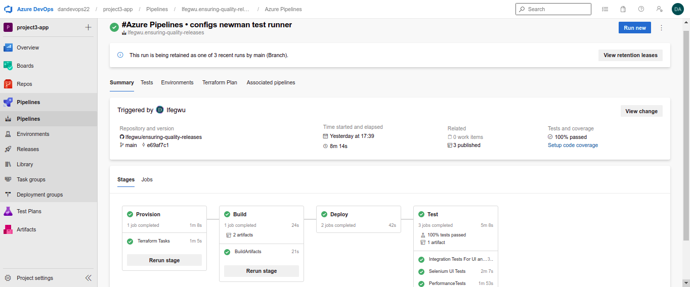 GitHub - Ifegwu/ensuring-quality-releases