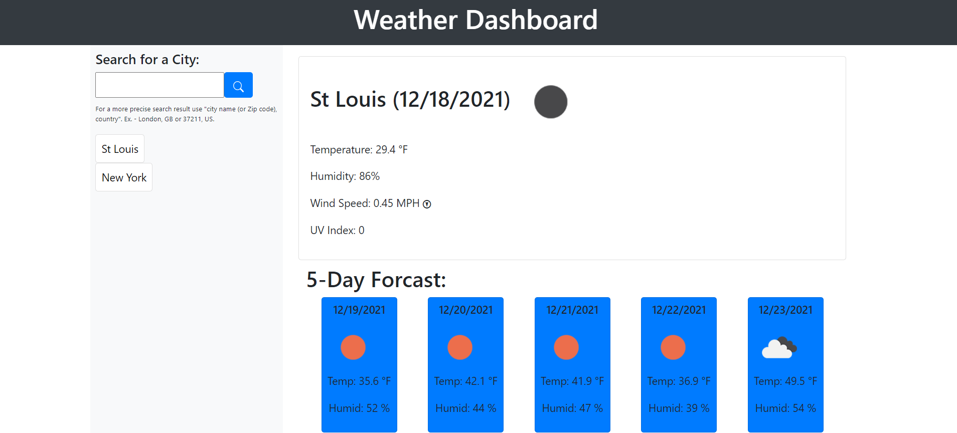 GitHub - acarroll413/Weather-Dashboard