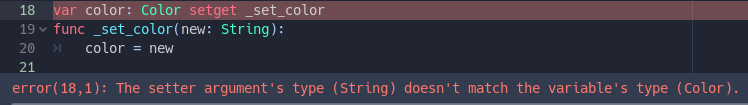 When Using Setget On An Exported Color Variable In A Tool Script The Variable Will Always 0302