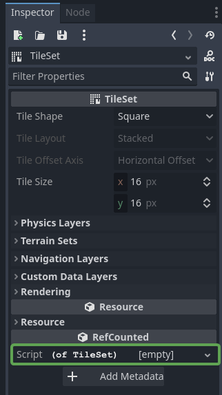 Can no longer add or remove scripts to TileSet via v4.0 Godot Editor - However 3to4 leaves them ...