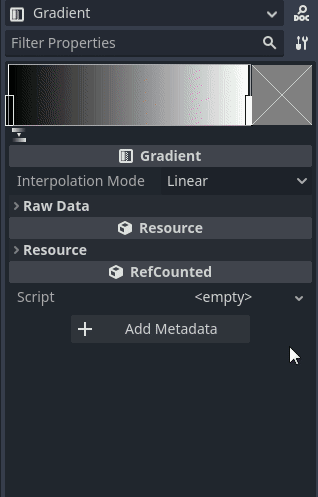 Gradient sliders bug out when changing colors · Issue #67235 · godotengine/godot · GitHub