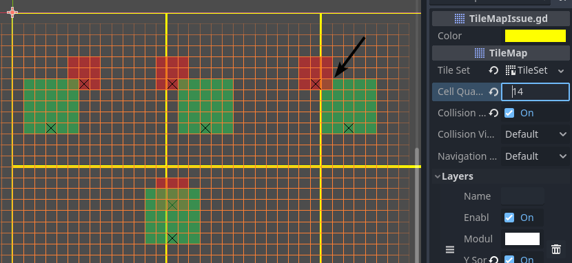 TileMap Y-Sort sorts by X position too much for large tiles · Issue #72322 · godotengine/godot ...