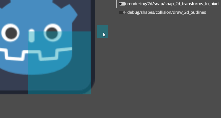 CollisionShape2D debug drawing exhibits unstable graphical glitches · Issue #56320 · godotengine ...