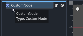 Custom node appears in the node list with the wrong type when it is ...