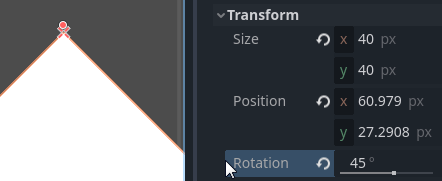 Slight position offset in rotated ColorRects · Issue #79305 · godotengine/godot · GitHub