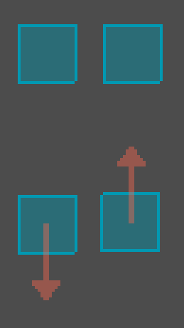 Red arrow for one way collisions of CollisionShape2D pointing in wrong direction in 2D screen ...