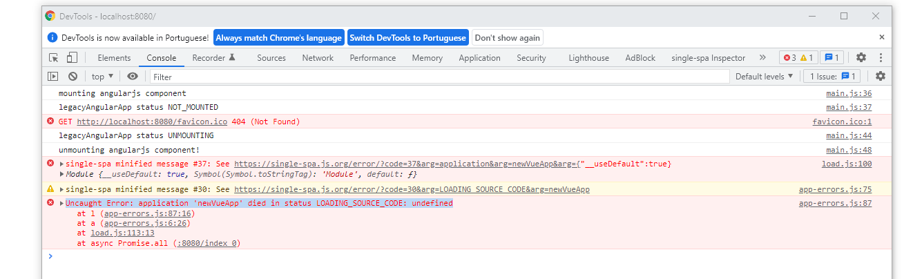 Systemjssingle Spa Import Doesnt Work For Vue · Issue 938 · Single